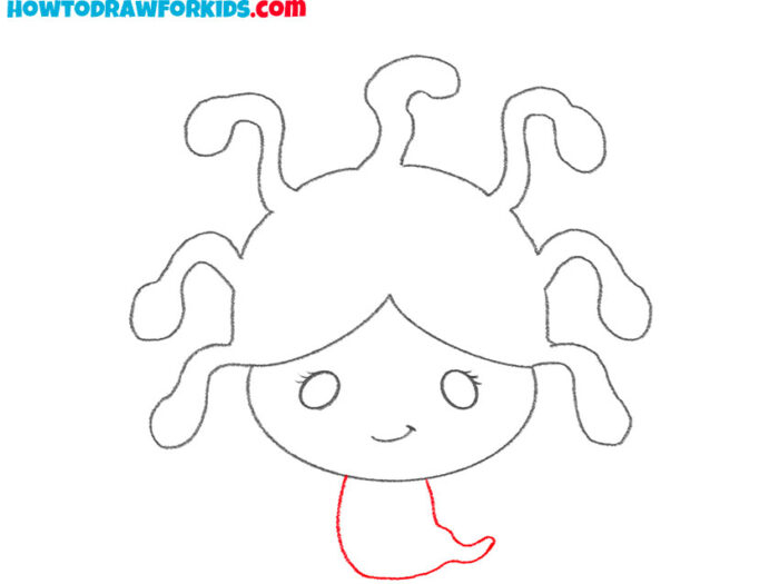 How to Draw Medusa - Easy Drawing Tutorial For Kids