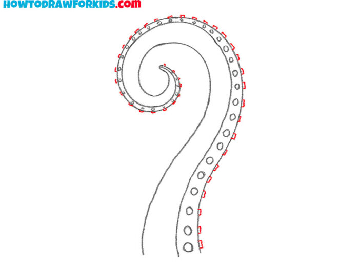 How to Draw a Tentacle - Easy Drawing Tutorial For Kids