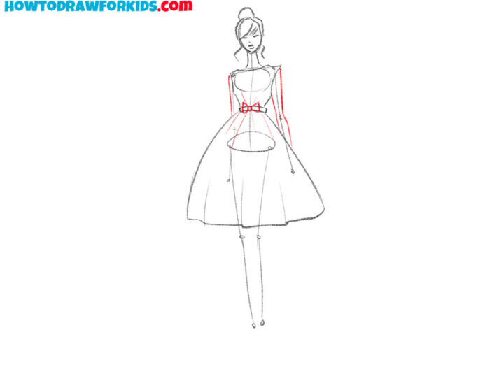How to Draw a Fashion Sketch - Easy Drawing Tutorial For Kids