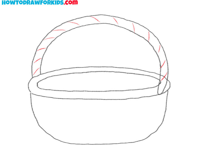 How to Draw a Basket - Easy Drawing Tutorial For Kids