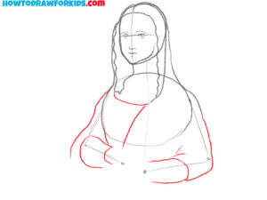 How to Draw Mona Lisa - Easy Drawing Tutorial For Kids