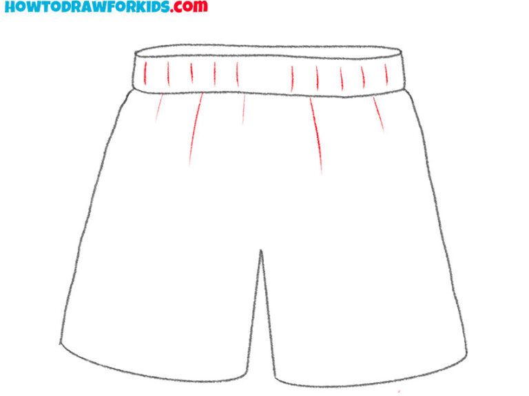 How to Draw Shorts - Easy Drawing Tutorial For Kids