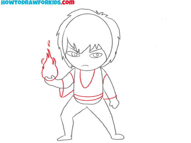 How to Draw Zuko - Easy Drawing Tutorial For Kids