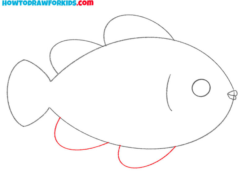 How to Draw a Clownfish - Easy Drawing Tutorial For Kids