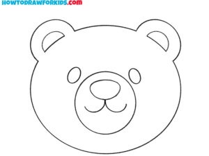 How to Draw a Bear Face - Easy Drawing Tutorial For Kids