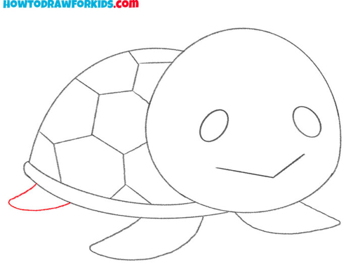 How to Draw a Tortoise - Easy Drawing Tutorial For Kids