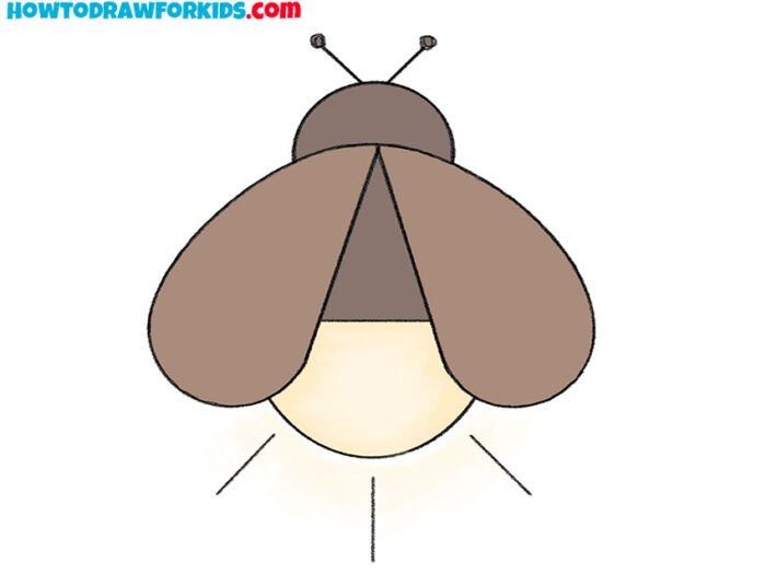 How to Draw a Firefly - Easy Drawing Tutorial For Kids