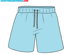 How to Draw Shorts - Easy Drawing Tutorial For Kids