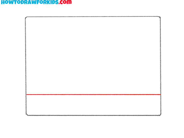 How to Draw a Computer - Easy Drawing Tutorial For Kids