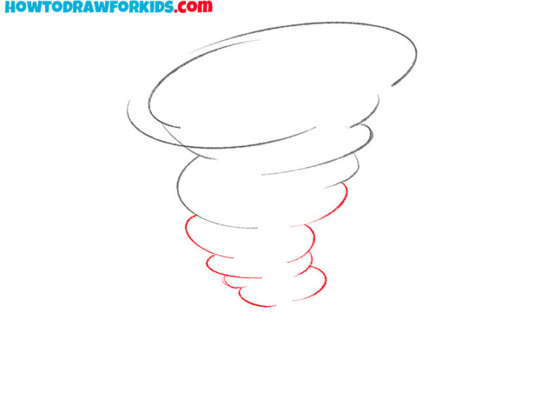 How to Draw a Hurricane - Easy Drawing Tutorial For Kids