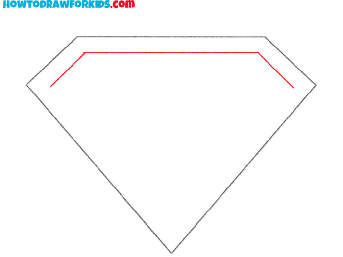 How to Draw Superman Logo - Easy Drawing Tutorial For Kids