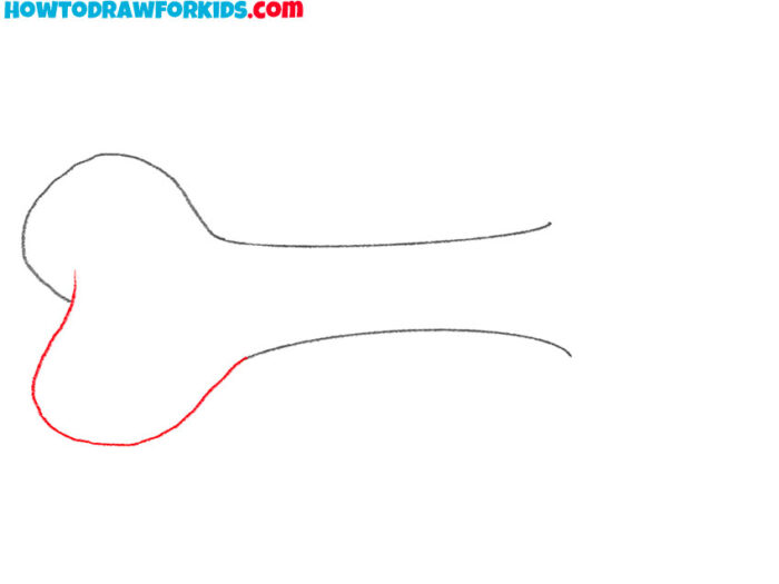 How to Draw a Dog Bone - Easy Drawing Tutorial For Kids
