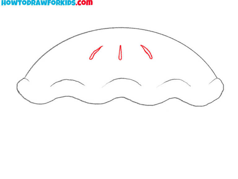 How to Draw a Pie - Easy Drawing Tutorial For Kids