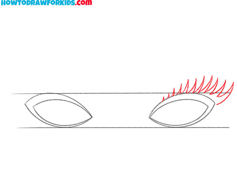 How to Draw Eyelashes - Easy Drawing Tutorial For Kids