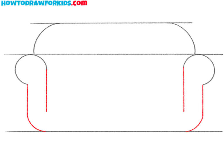 How to Draw a Sofa - Easy Drawing Tutorial For Kids