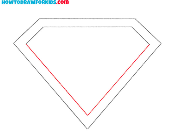 How to Draw Superman Logo - Easy Drawing Tutorial For Kids