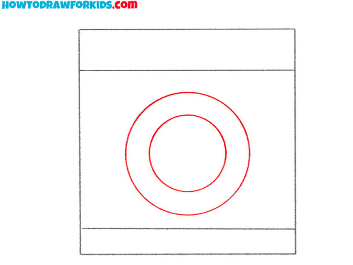 How to Draw a Washing Machine - Easy Drawing Tutorial For Kids