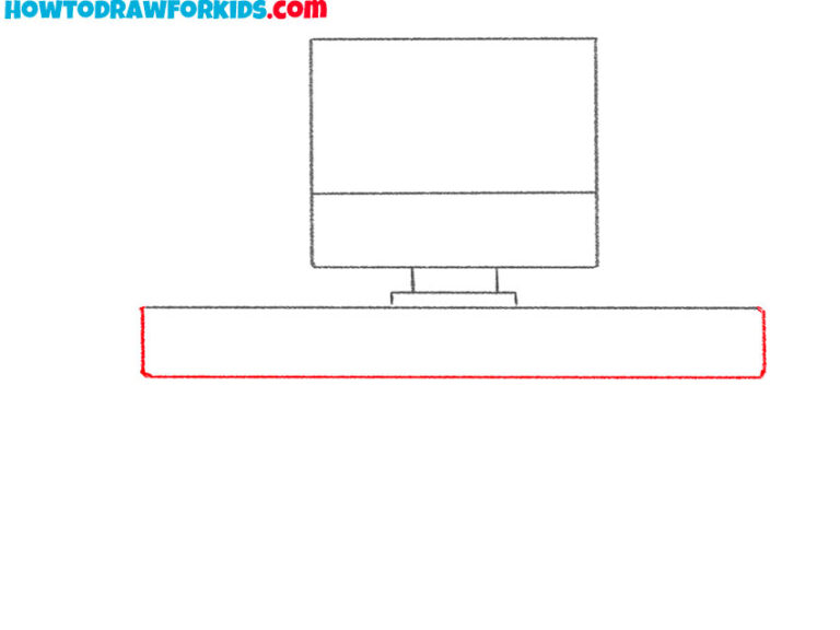 How to Draw a Desk - Easy Drawing Tutorial For Kids