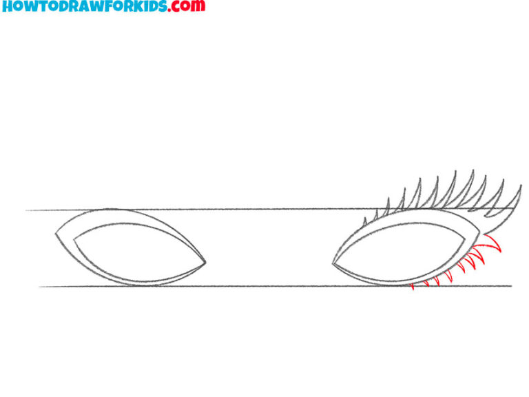 How to Draw Eyelashes - Easy Drawing Tutorial For Kids