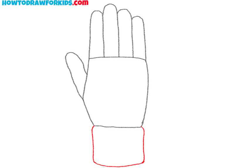 How to Draw a Glove - Easy Drawing Tutorial For Kids