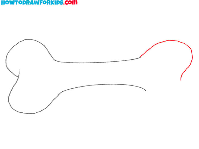 How to Draw a Dog Bone - Easy Drawing Tutorial For Kids