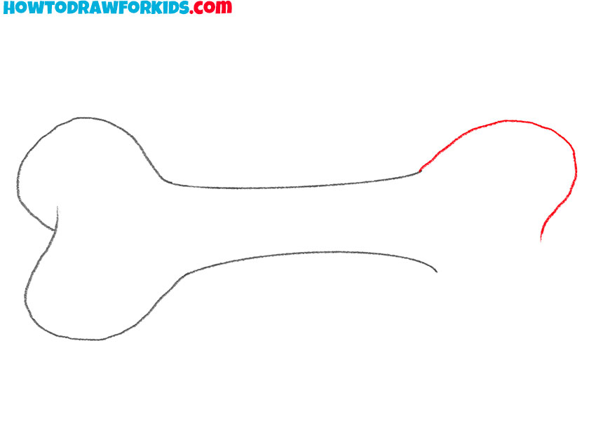 How to Draw a Dog Bone - Easy Drawing Tutorial For Kids