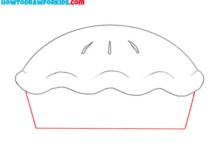 How to Draw a Pie - Easy Drawing Tutorial For Kids