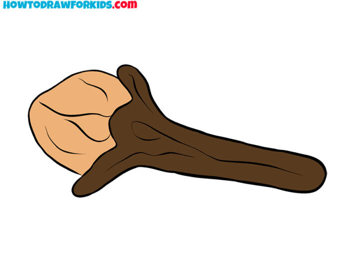 How to Draw a Clove - Easy Drawing Tutorial For Kids