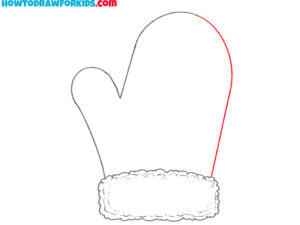 How to Draw a Mitten - Easy Drawing Tutorial For Kids