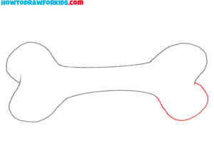 How to Draw a Dog Bone - Easy Drawing Tutorial For Kids
