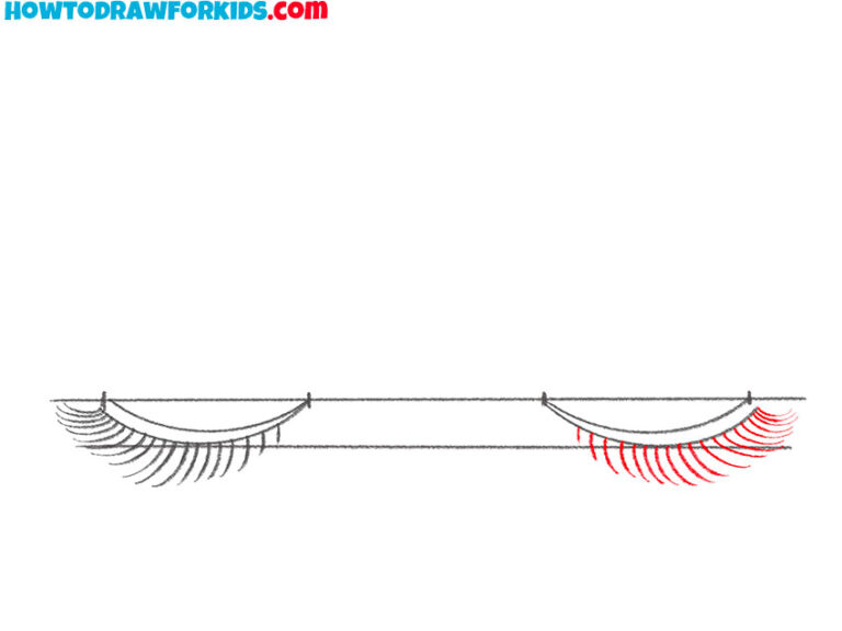 How to Draw Closed Eyes - Easy Drawing Tutorial For Kids
