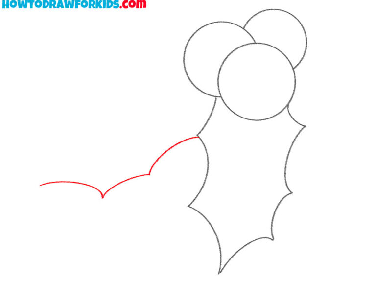 How to Draw Mistletoe - Easy Drawing Tutorial For Kids