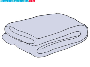 How to Draw a Blanket - Easy Drawing Tutorial For Kids