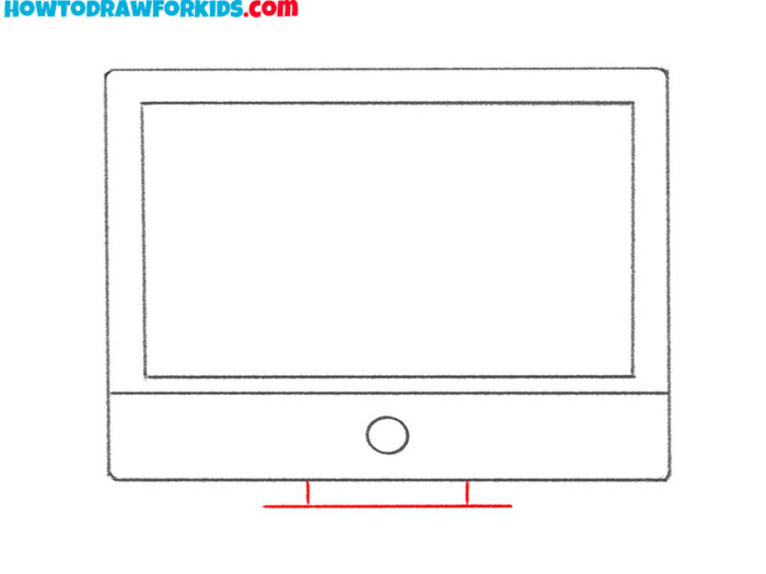 How to Draw a Computer - Easy Drawing Tutorial For Kids