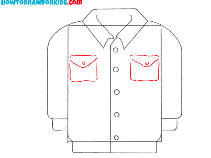 How to Draw a Jacket - Easy Drawing Tutorial For Kids
