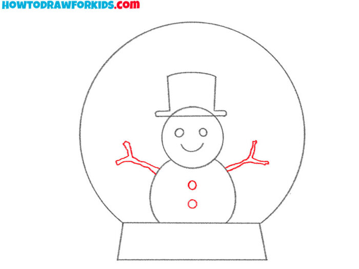 How to Draw a Snow Globe - Easy Drawing Tutorial For Kids