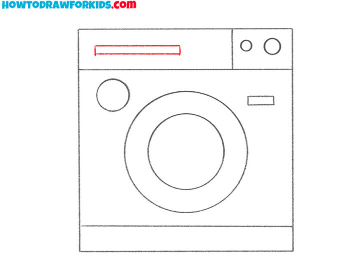 How to Draw a Washing Machine - Easy Drawing Tutorial For Kids