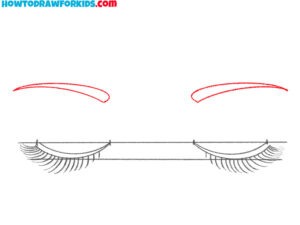 How to Draw Closed Eyes - Easy Drawing Tutorial For Kids