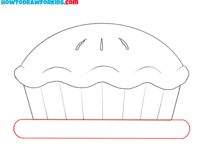 How to Draw a Pie - Easy Drawing Tutorial For Kids