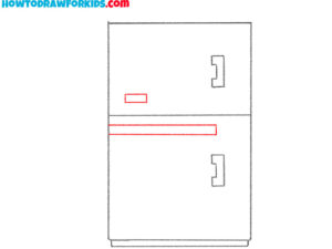 How to Draw a Refrigerator - Easy Drawing Tutorial For Kids