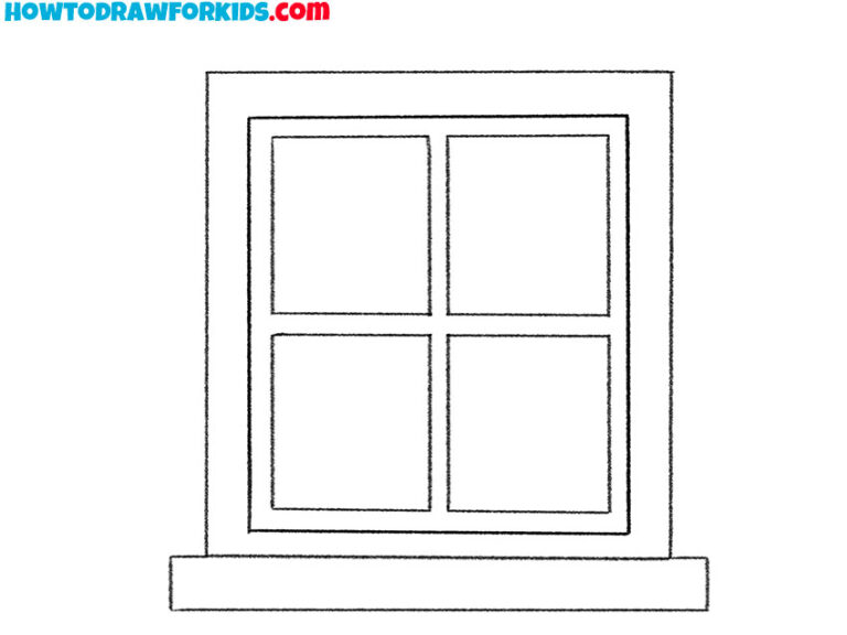 How to Draw a Window - Easy Drawing Tutorial For Kids