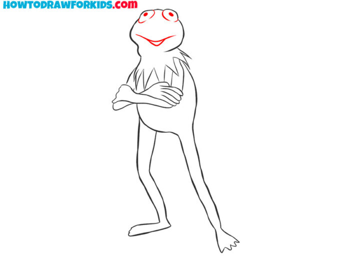 How to Draw Kermit the Frog - Easy Drawing Tutorial For Kids