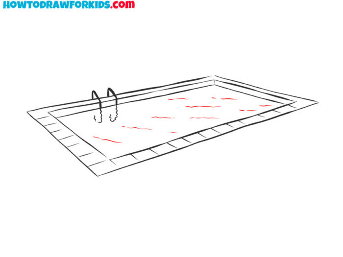 How to Draw a Pool - Easy Drawing Tutorial For Kids