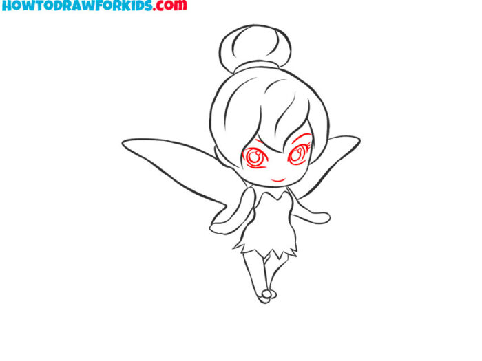 How to Draw Tinkerbell - Easy Drawing Tutorial For Kids