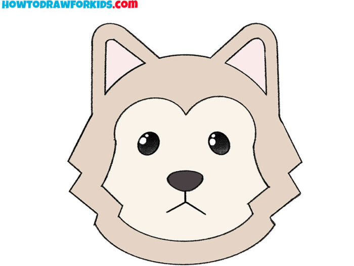 How to Draw a Dog Face - Easy Drawing Tutorial For Kids