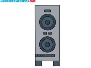How to Draw a Speaker - Easy Drawing Tutorial For Kids