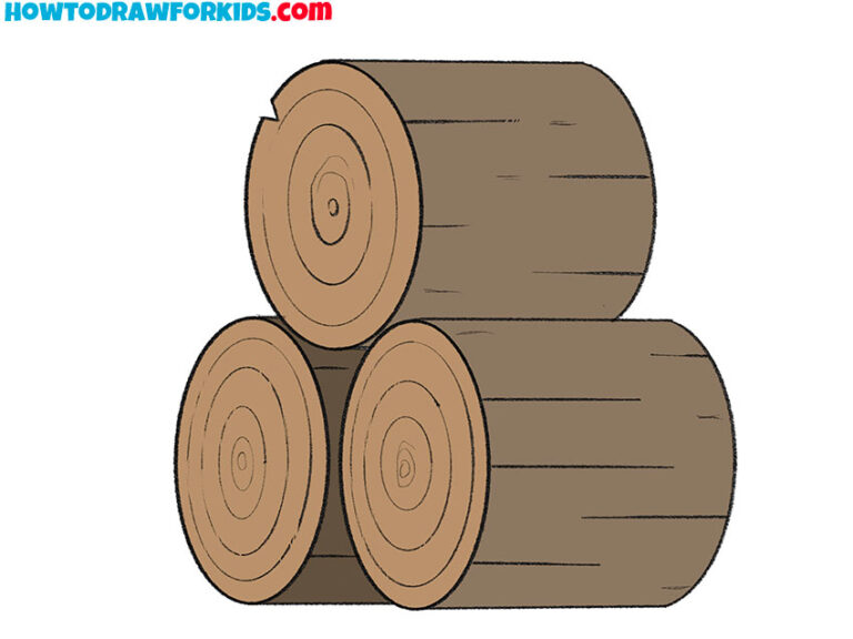 How to Draw Timber - Easy Drawing Tutorial For Kids
