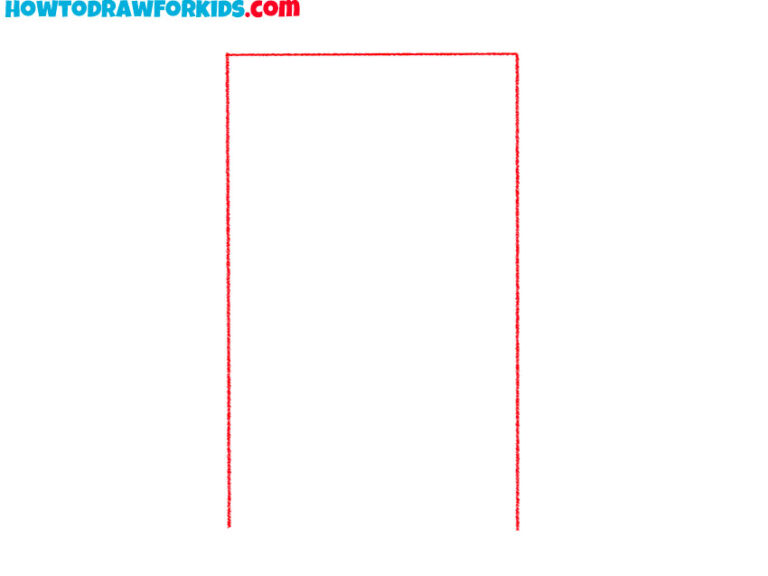 How to Draw an Open Door - Easy Drawing Tutorial For Kids