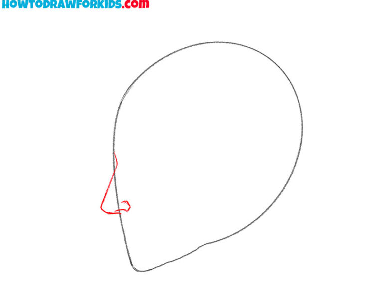How to Draw a Face in Profile - Easy Drawing Tutorial For Kids