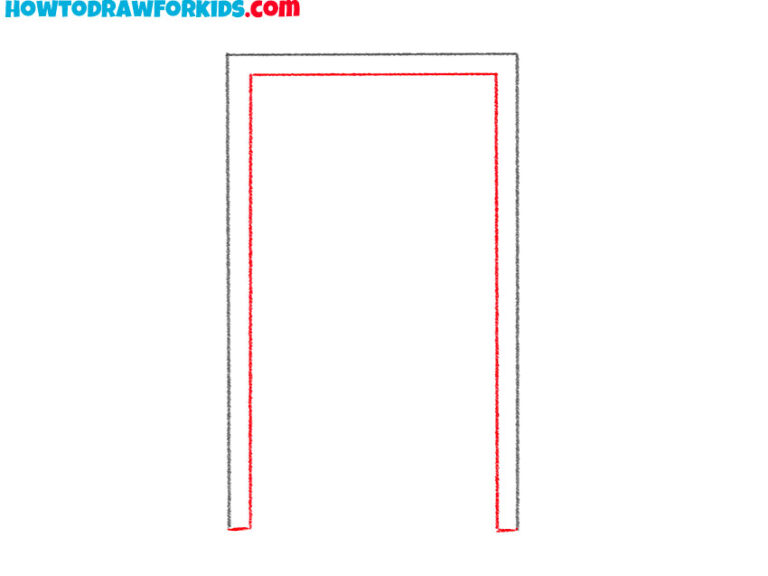 How to Draw an Open Door - Easy Drawing Tutorial For Kids